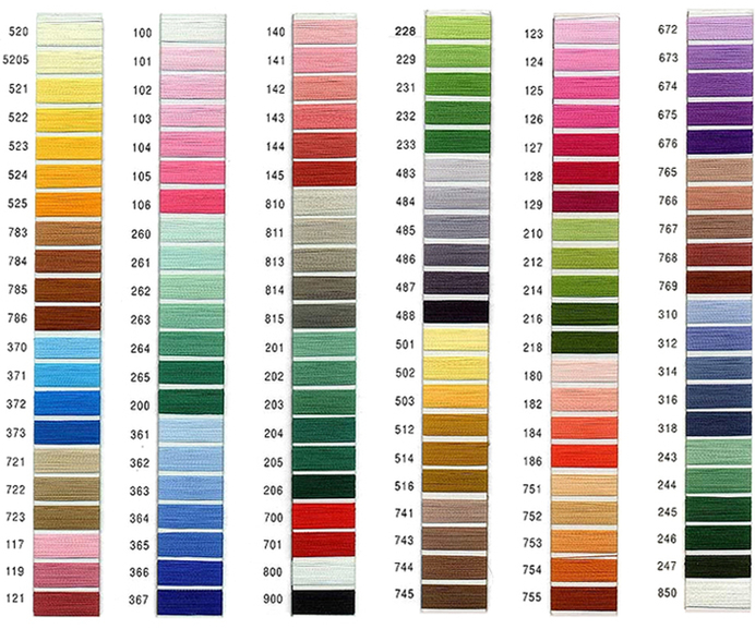 Patch Depot - Embroidered Patch Thread Colors